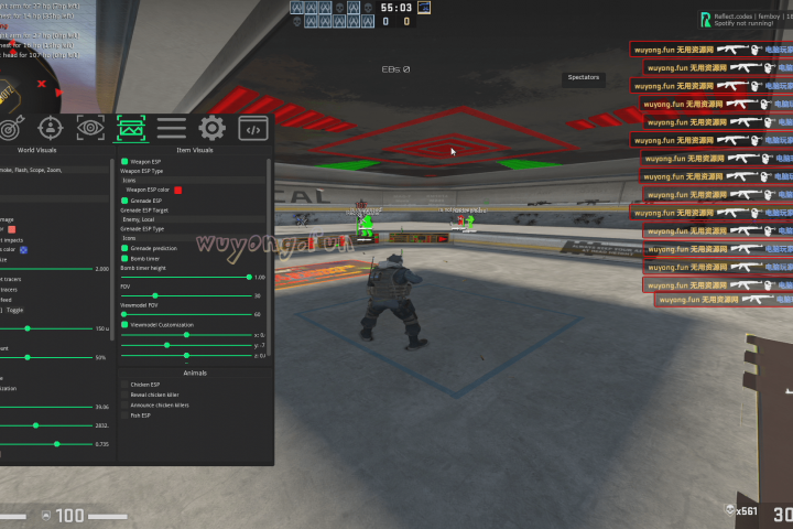 CSGO reflect.codes (XTC) 免费辅助 合法 | 暴力 | 视觉 | 杂项 | 皮肤 – 无用资源网